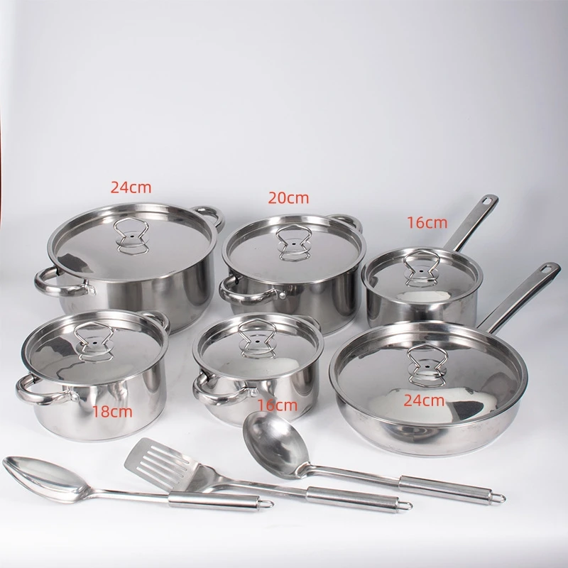 Hot Selling Stainless Steel Cookware Sets Kitchen Appliance Pot Set ...