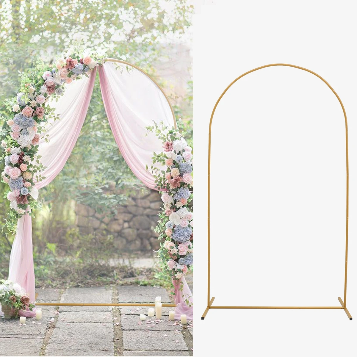 Metal Arch Stand For Wedding Backdrop Party Decorations Metal Balloon ...