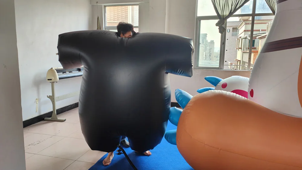 Beile Customized Black PVC Inflatable Suit for Party