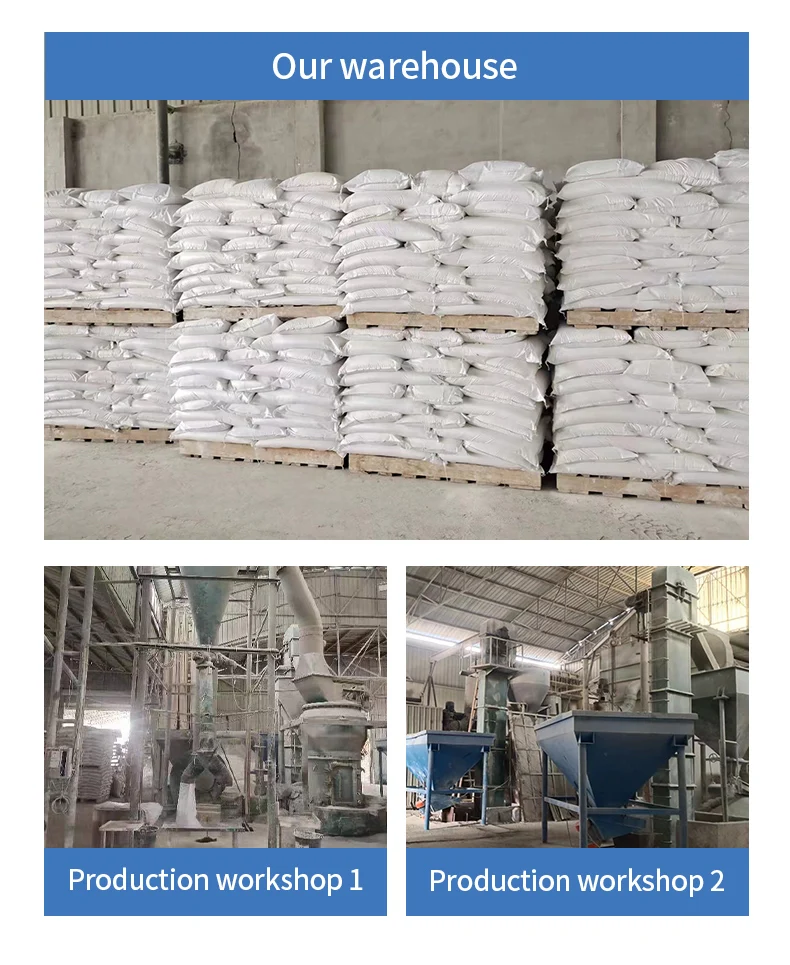 High Whiteness Super Quality Chemical Raw Material Heavy Ground Calcium ...