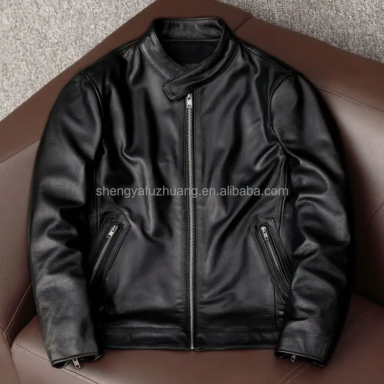 Pakistan Leather Jackets For Men Real Leather Custom Jacket With Long ...