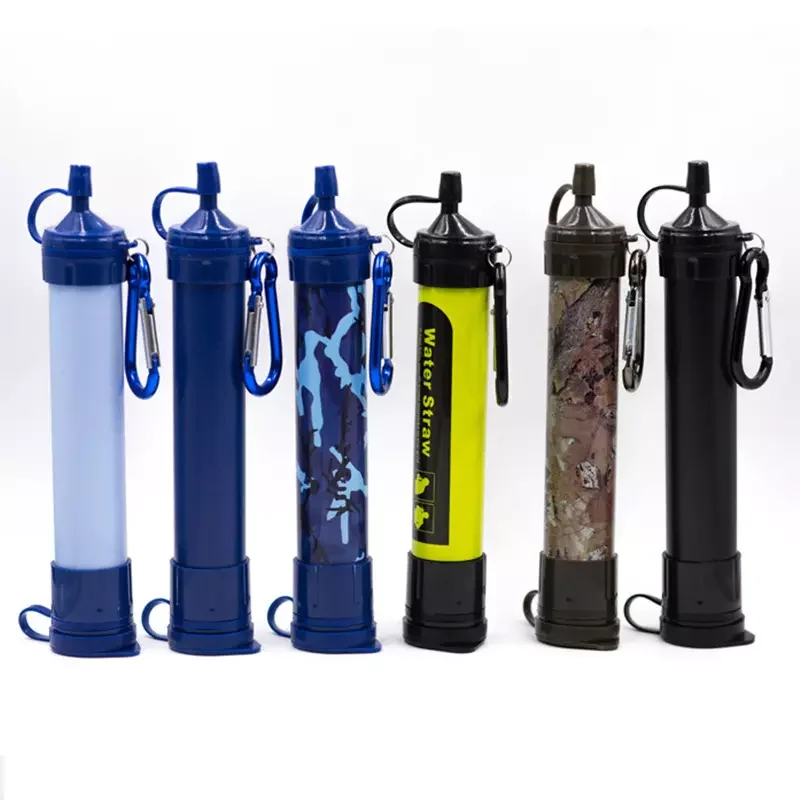 Personal Water Filter Straw Portable Filtration Emergency Survival Gear ...