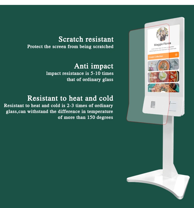 Self Ordering Touch Screen Freestanding Payment Interactive Self ...