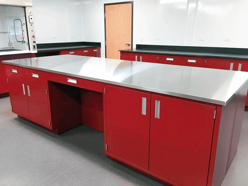 Chemical Resistant Lab Benches - Durable Steel Furniture