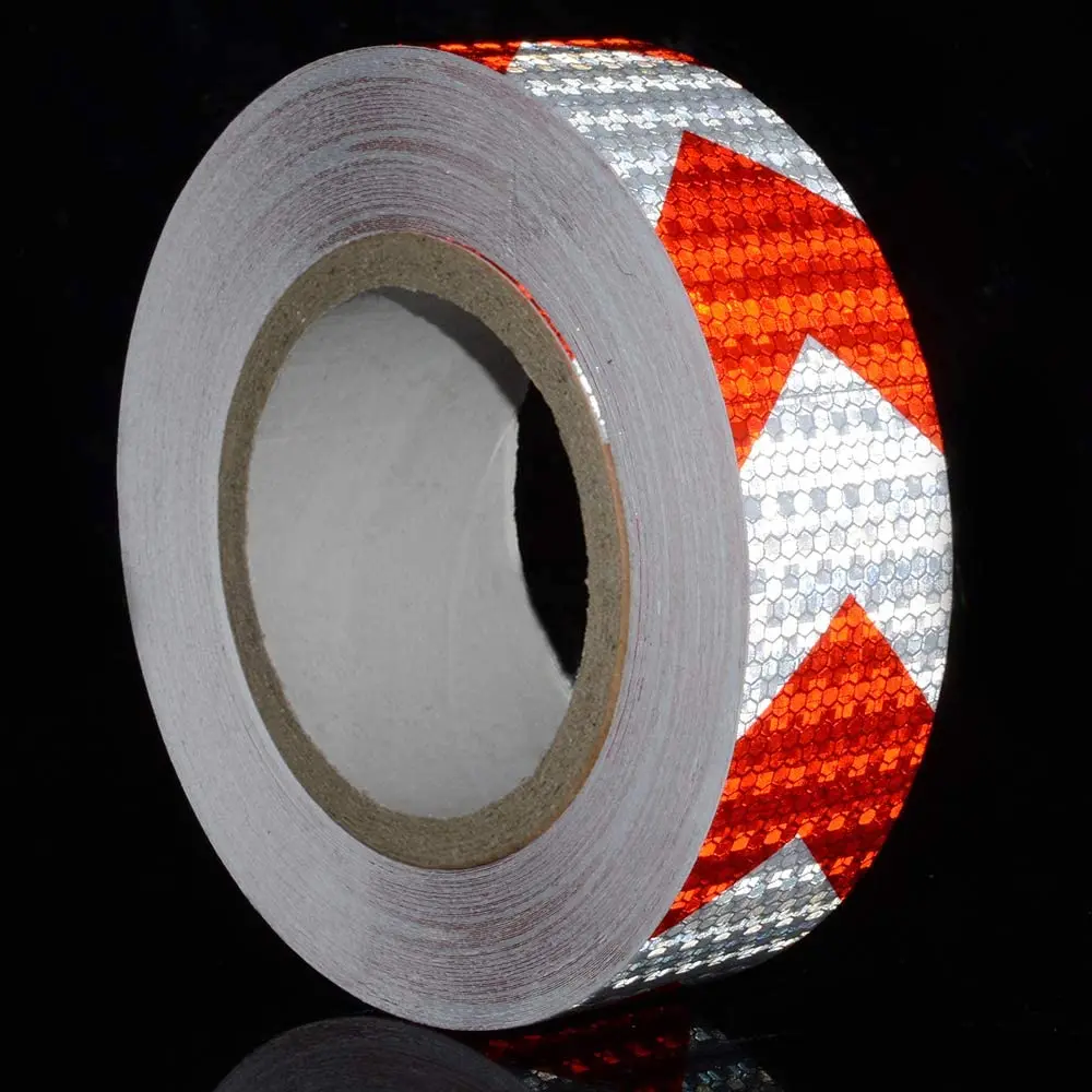 Black Yellow Arrow Reflective Sticker Warning Tape For Truck - Buy ...