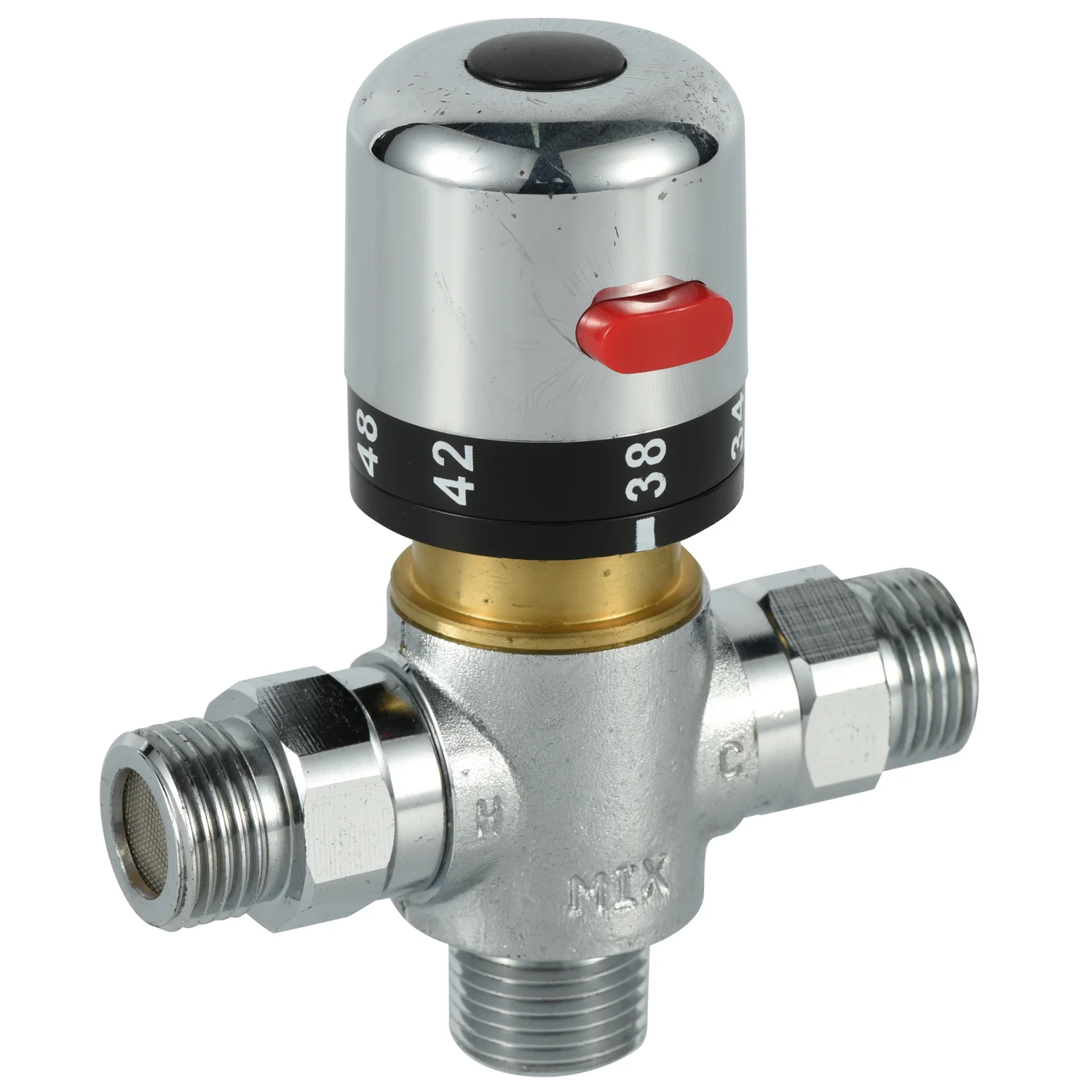 Dn15 Brass Water Temperature Control Valve Thermostatic Mixing Valve ...