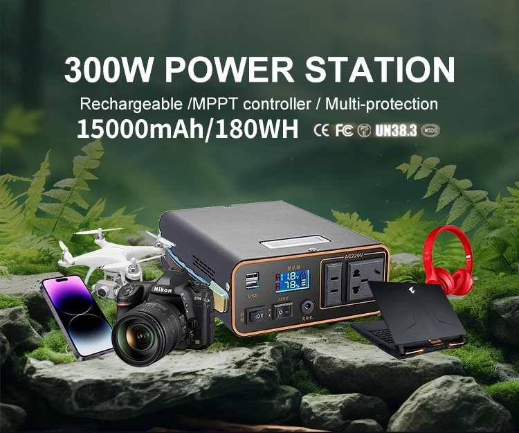Outdoor Portable 220v 100w 300w 500w 600w 800w 1000w 2000w Back Up Lifepo4/lithium-ion Power ...