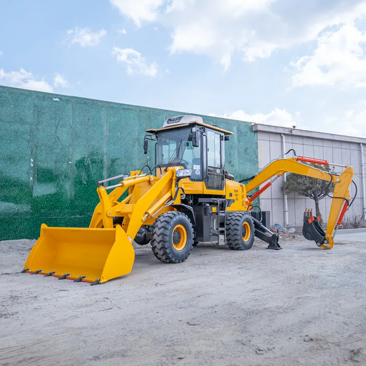 Waymeck Wj12 Backhoe Mini Loader Small Size Farm Household Backhoe ...