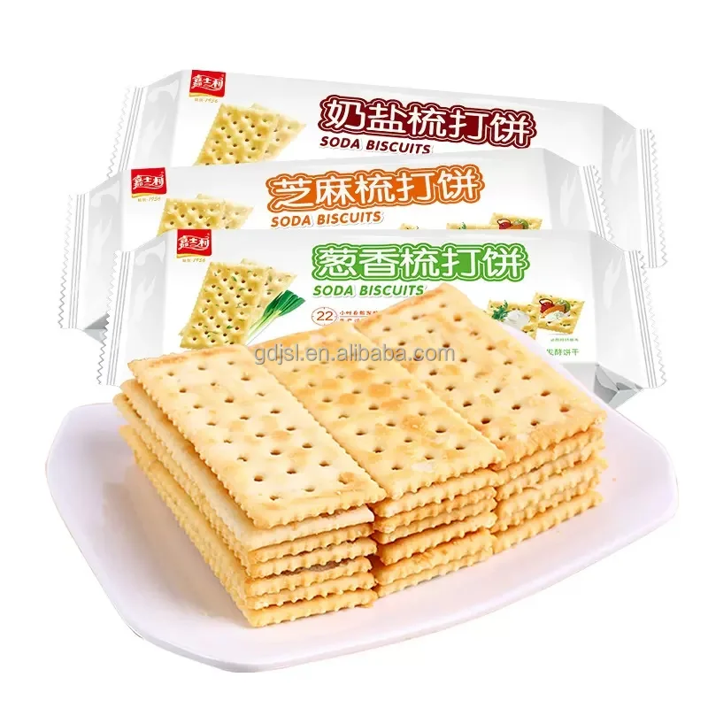Milk Salt Soda Cracker Biscuit Crispy Crackers Milk Salt Flavor Hot ...