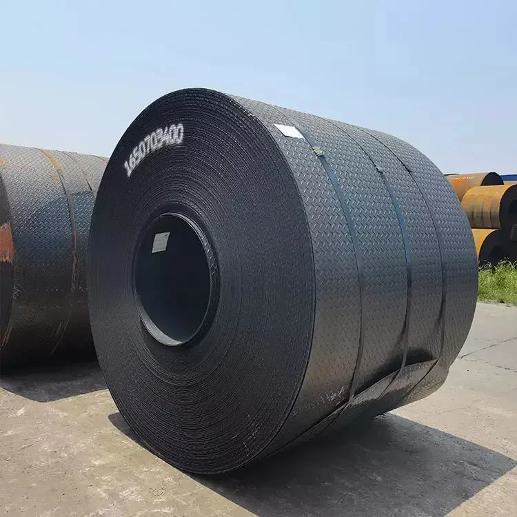 Ss400 Q235 Q355 1.2mm 1.8mm 2.8mm 2.5mm Hot Steel Checker Coil / Ms Low ...