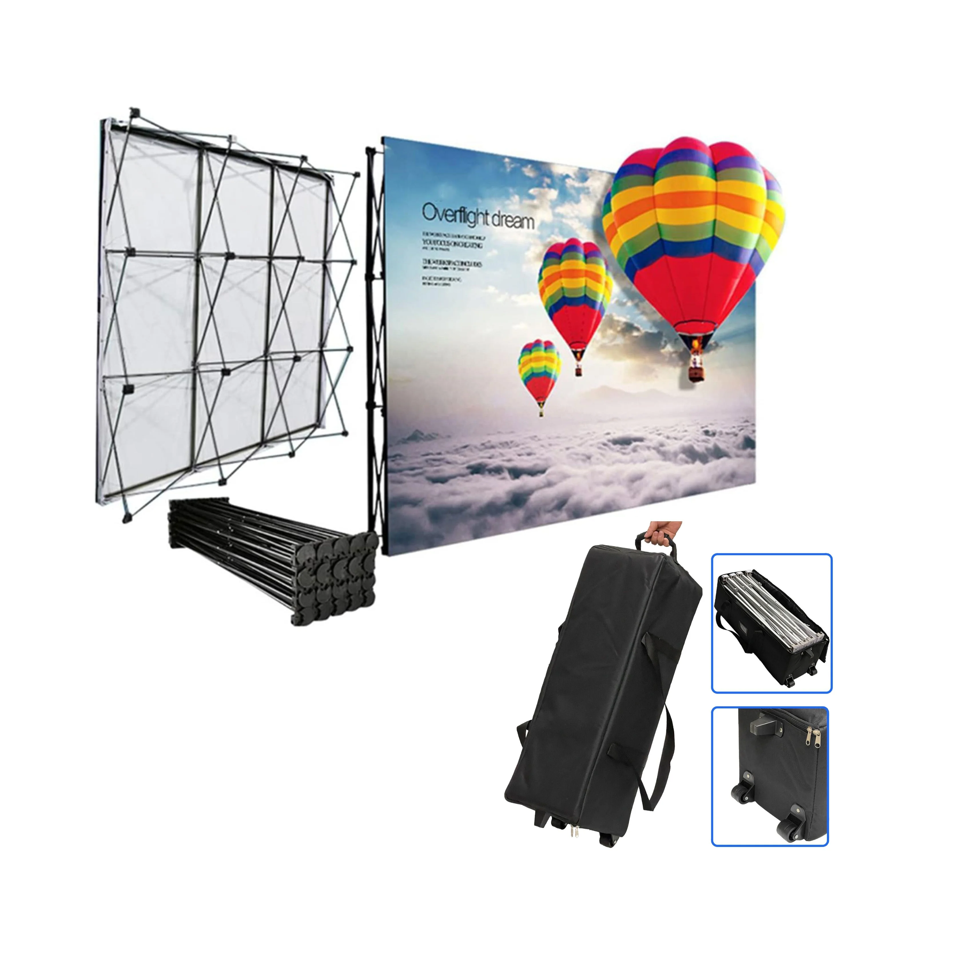 Aozhan Aluminum Pop Up Stand Backdrop Foldable Display Stands 10ft*10ft ...