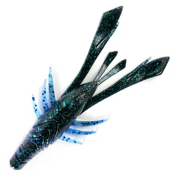 Luya Bait Portable Trout Salmon Redfish Fishing Kicker Craw Soft Lures ...