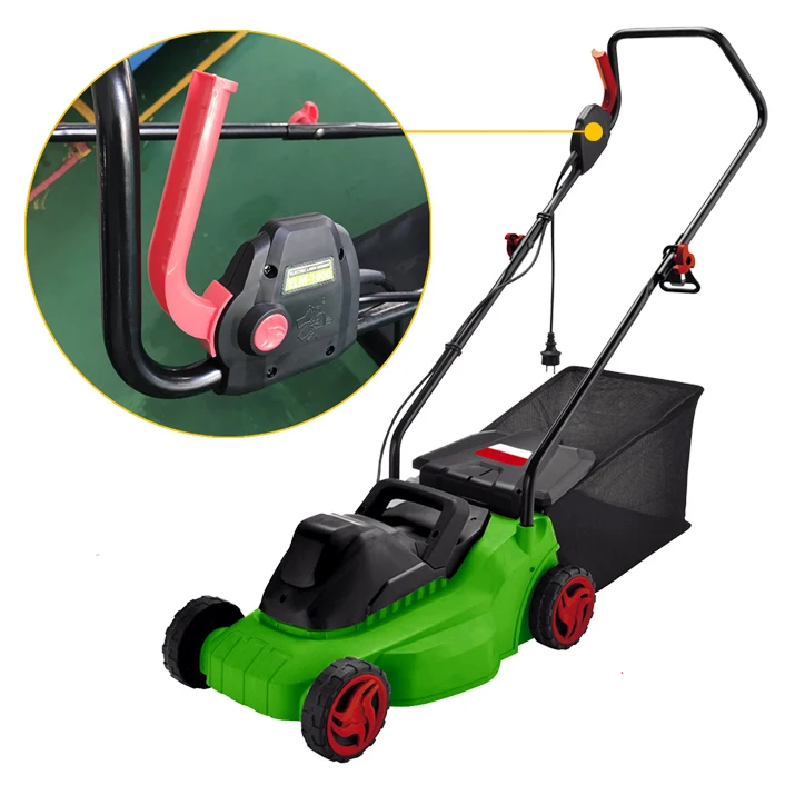 Garden Tools Power Lawn Mower Hand Push Grass Cutter 900w/1000w/1200w ...
