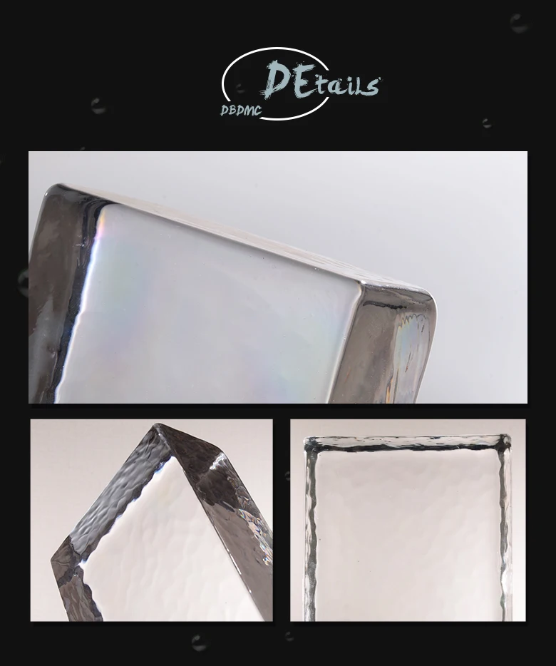 Perforated Crystal Glass Brick - Modern Home Design