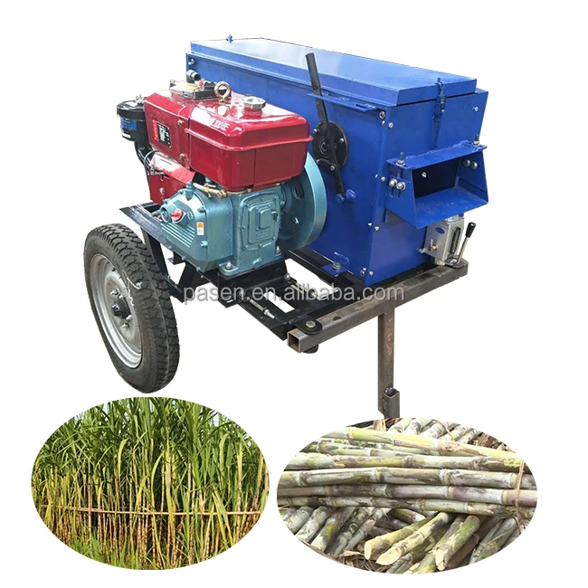 Portable Diesel Driven Sugar Cane Leaf Stripping Machine Sugarcane Leaf ...