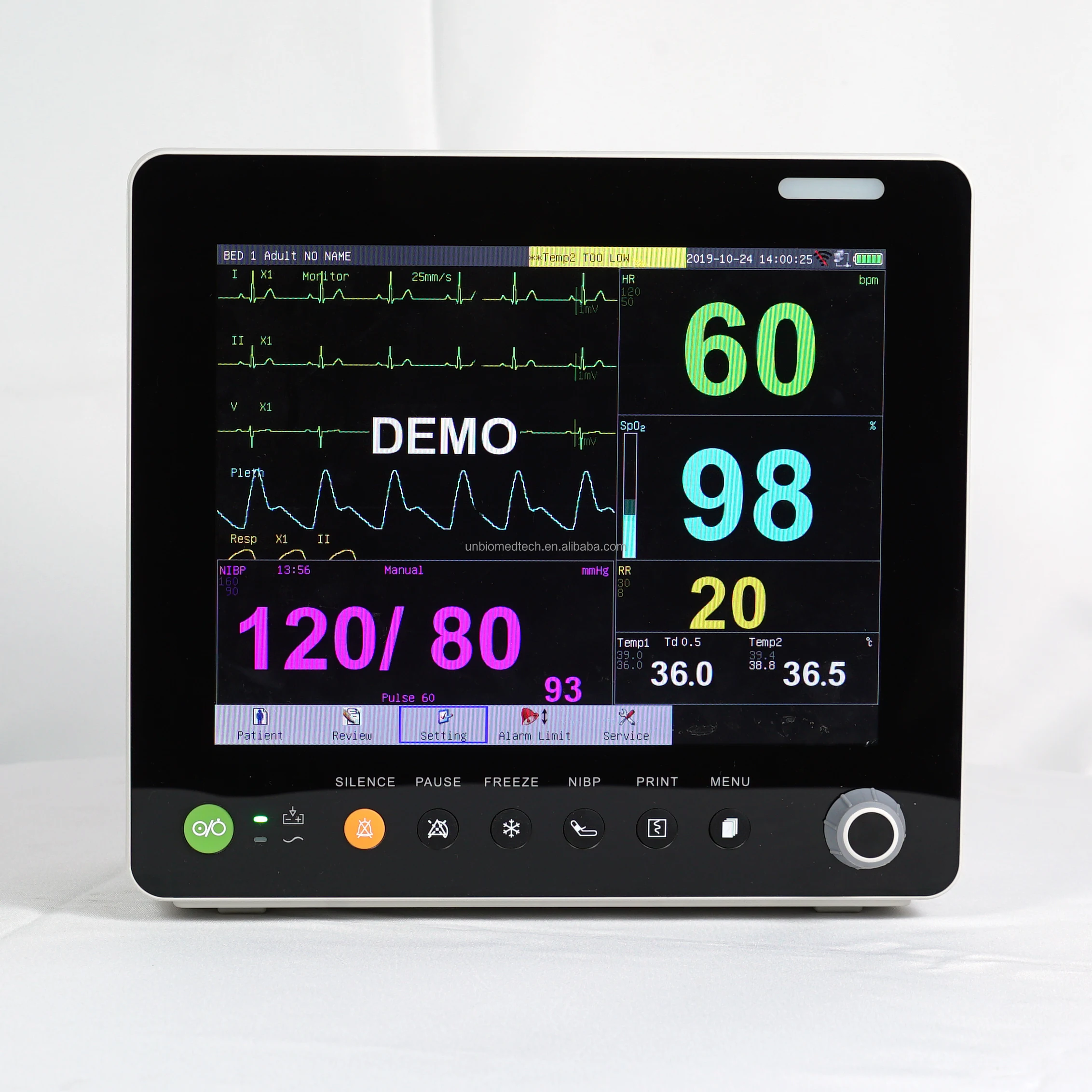 Hospital equipment wall cardiac monitor with stand icu monitor| Alibaba.com