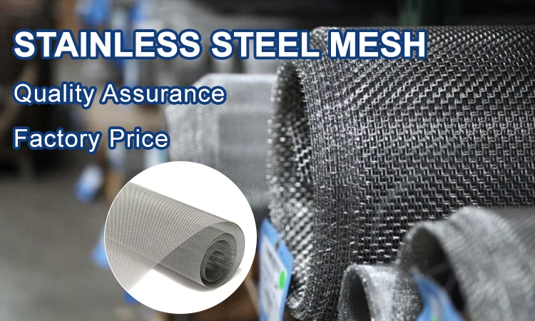 Ss304 Ss316 200 230 250 280 300 325 350 370 Mesh Plain Weave Micron ...