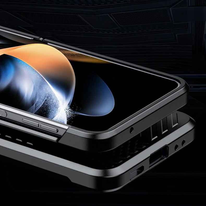 Folding Pc Phone Case For Z Flip 4 Case With Hinge Ultra-thin Mobile ...