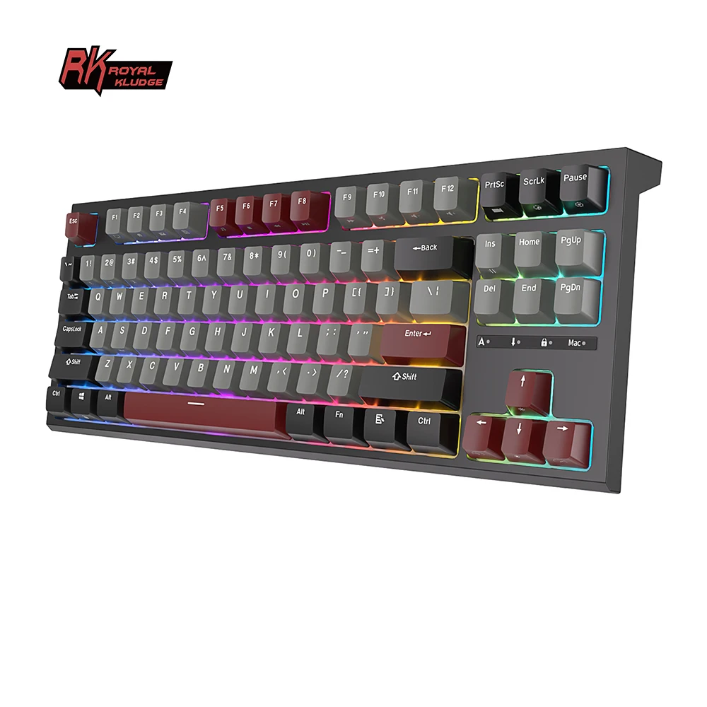 Royal Kludge Rk R87 Teclado Gamer Keyboard Tkl Wireless Multimedia ...