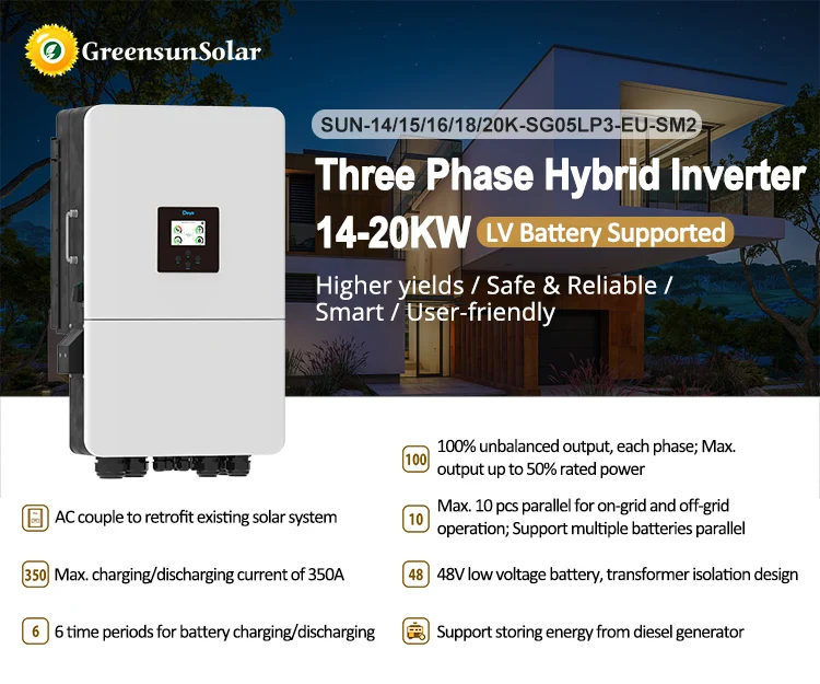 Deye Hybrid Inverter - 20K-SG05LP3-EU-SM2 - 99.90% Efficiency
