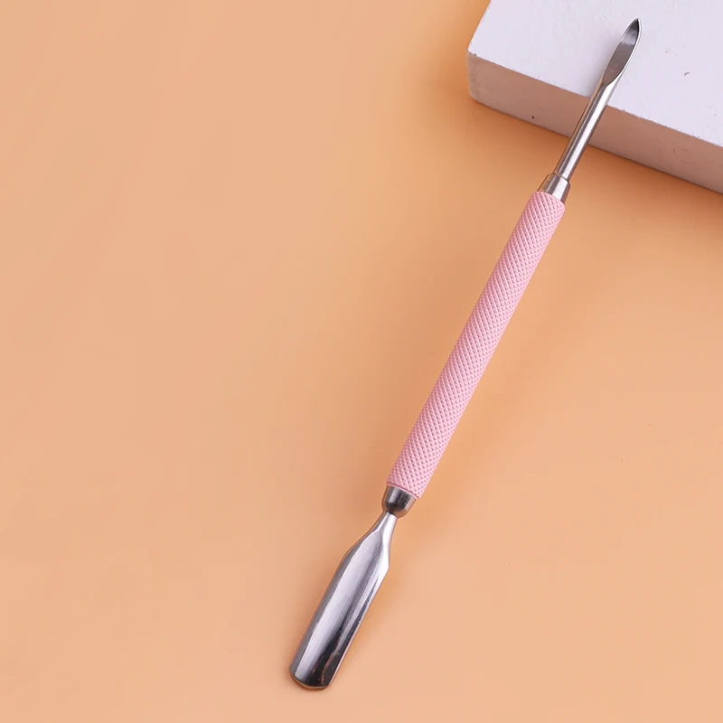 Stainless Steel Double Ended Cuticle Pusher - Safe Manicure Tool