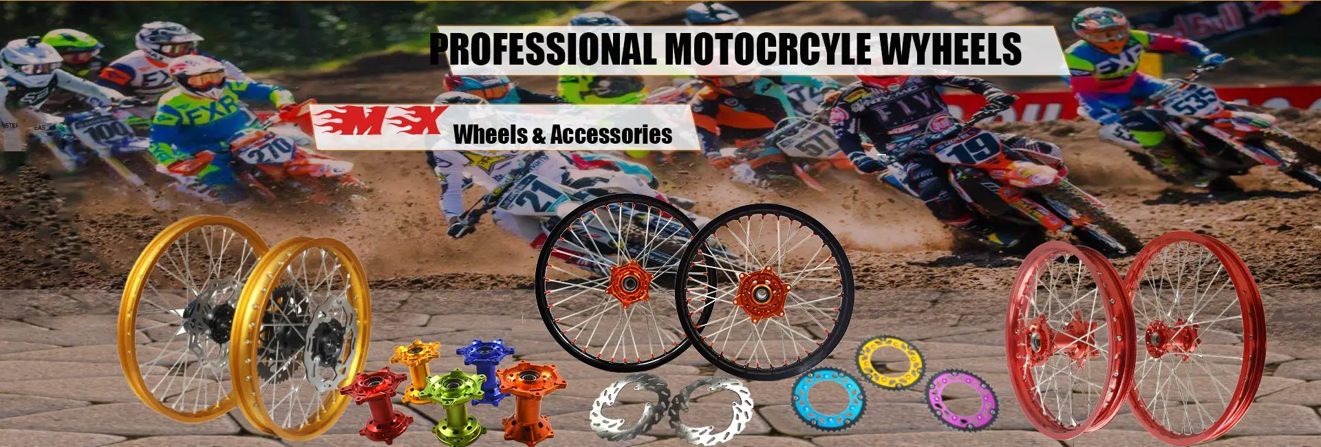 KTM SX 85 Spoke Motocross Wheels - Durable & High Performance