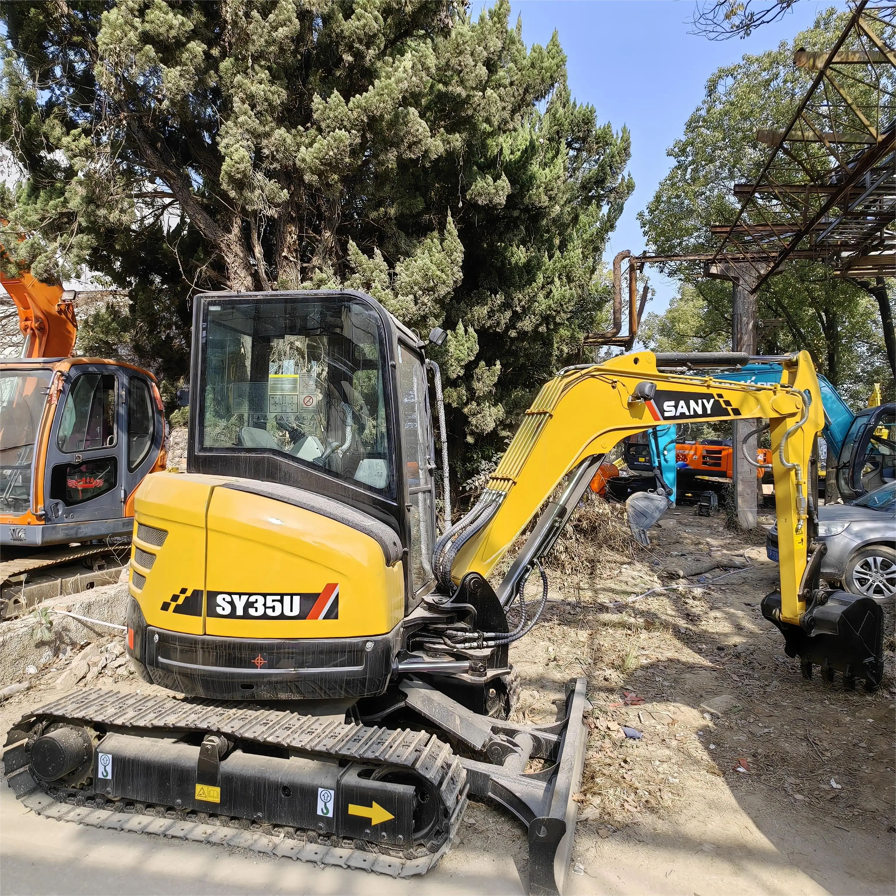 3 Ton Sany Mini Digger Sy35u Japan Engine Multi-functional Machinery ...