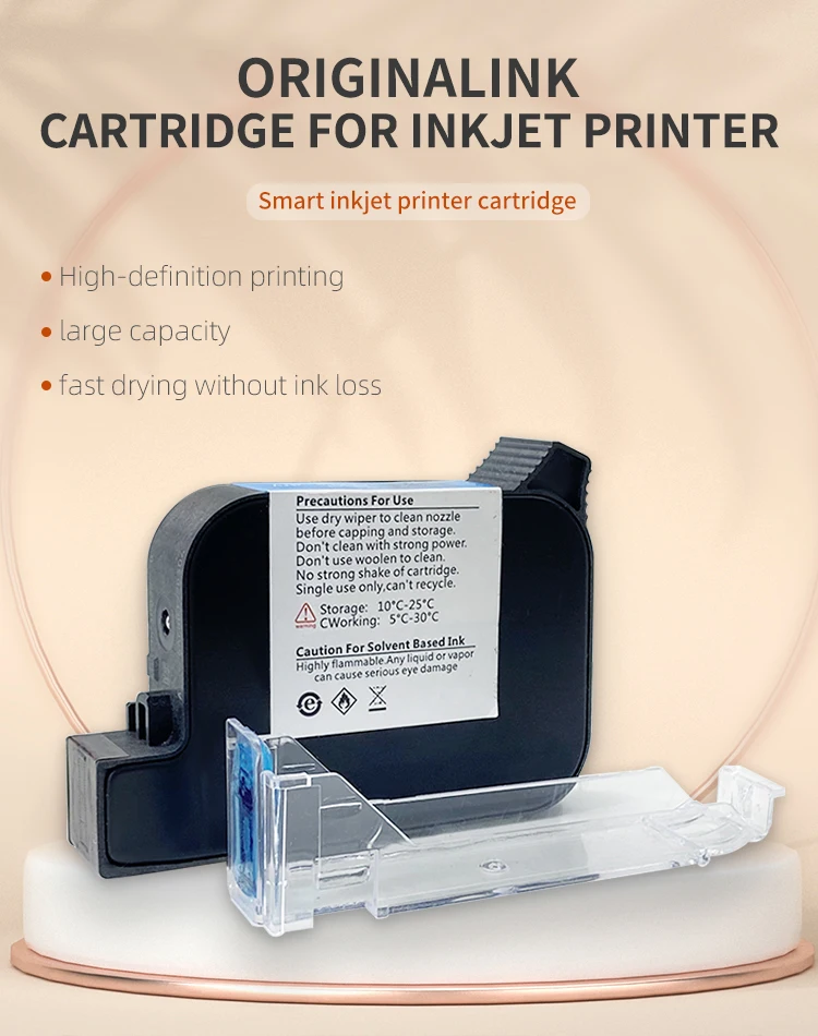 Factory Price Compatible Solvent Based Black Ink Cartridge for Tij 2.5 ...
