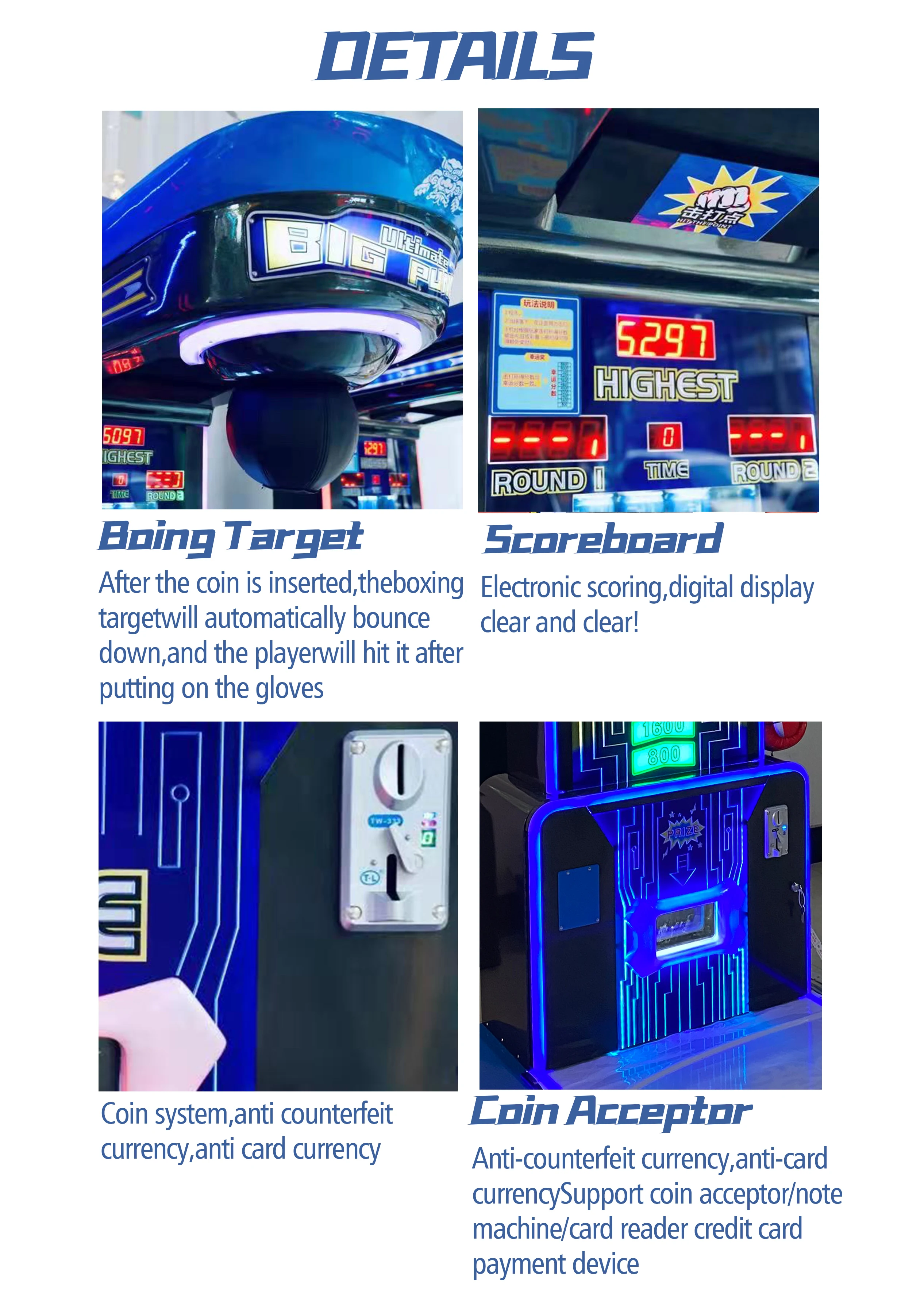 Neofuns Electronic Ultimate Big Punch Boxing Arcade Game