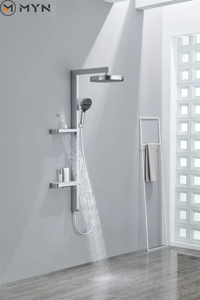 Meiyani Chrome Bathroom Shower Mixer Set - Luxury & Comfort