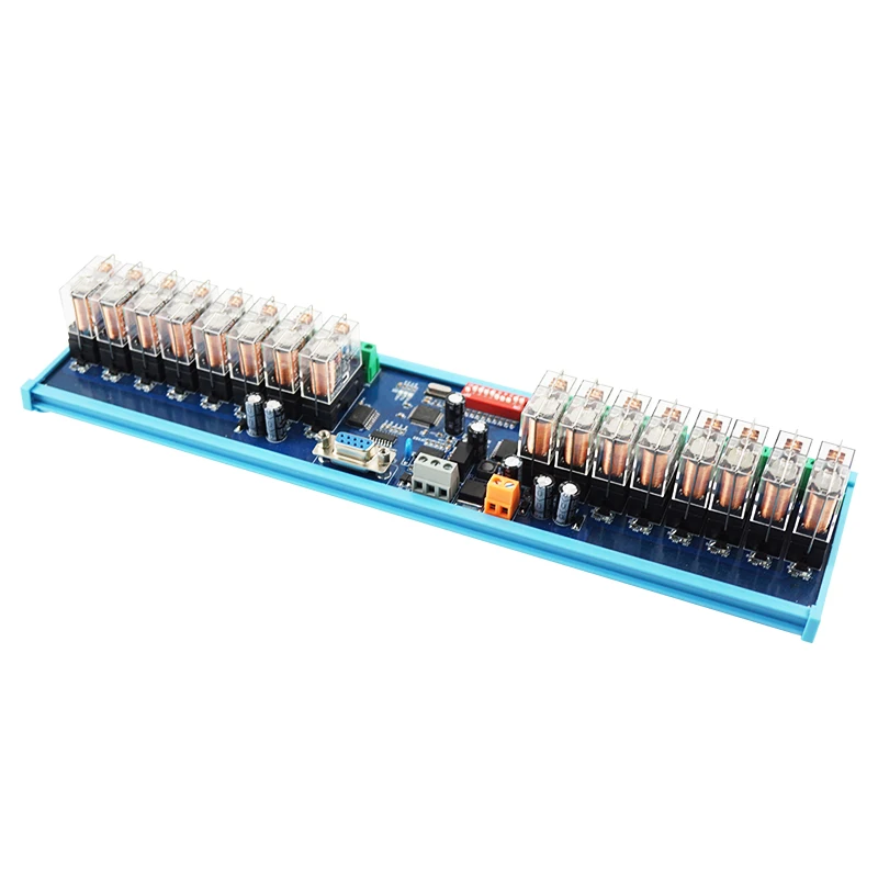 16-Channel RS485 Communication Oumulong Relay Module RS485 Modbus RTU ...