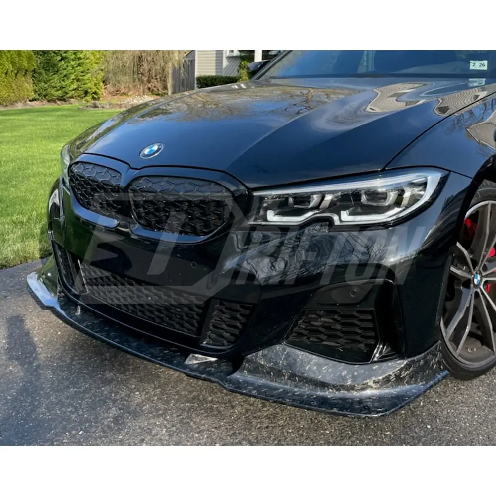 CMST Style Carbon Fiber Front Bumper Lip for BMW 3 Series G20 Bodykit ...