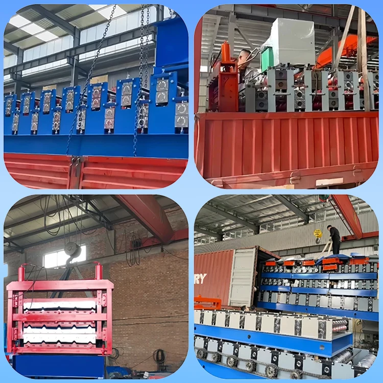 Triple Layer Galvanized Ibr Sheet Roof Machine Metal Roofing Roll ...