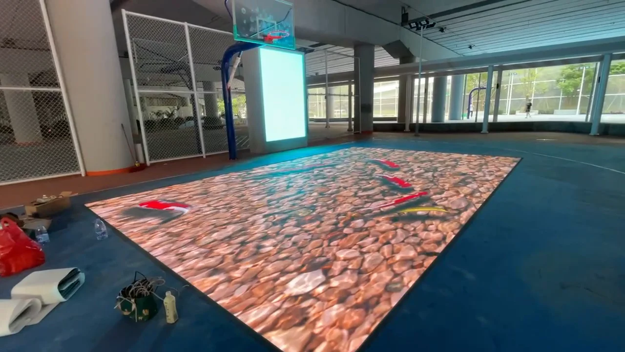 Led Floor Interactive Dance Floor Video Tile Led Display Screen - Buy ...