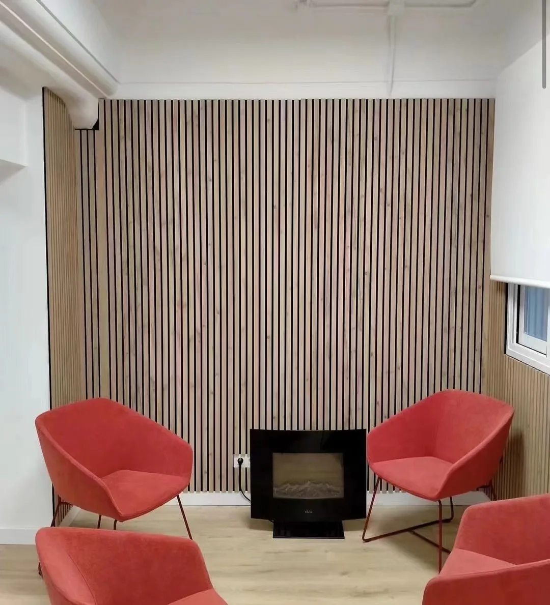 Akupanel Acoustic Panel Mdf Wooden Slat Wood Wool Wall Sound Proof Mdf ...