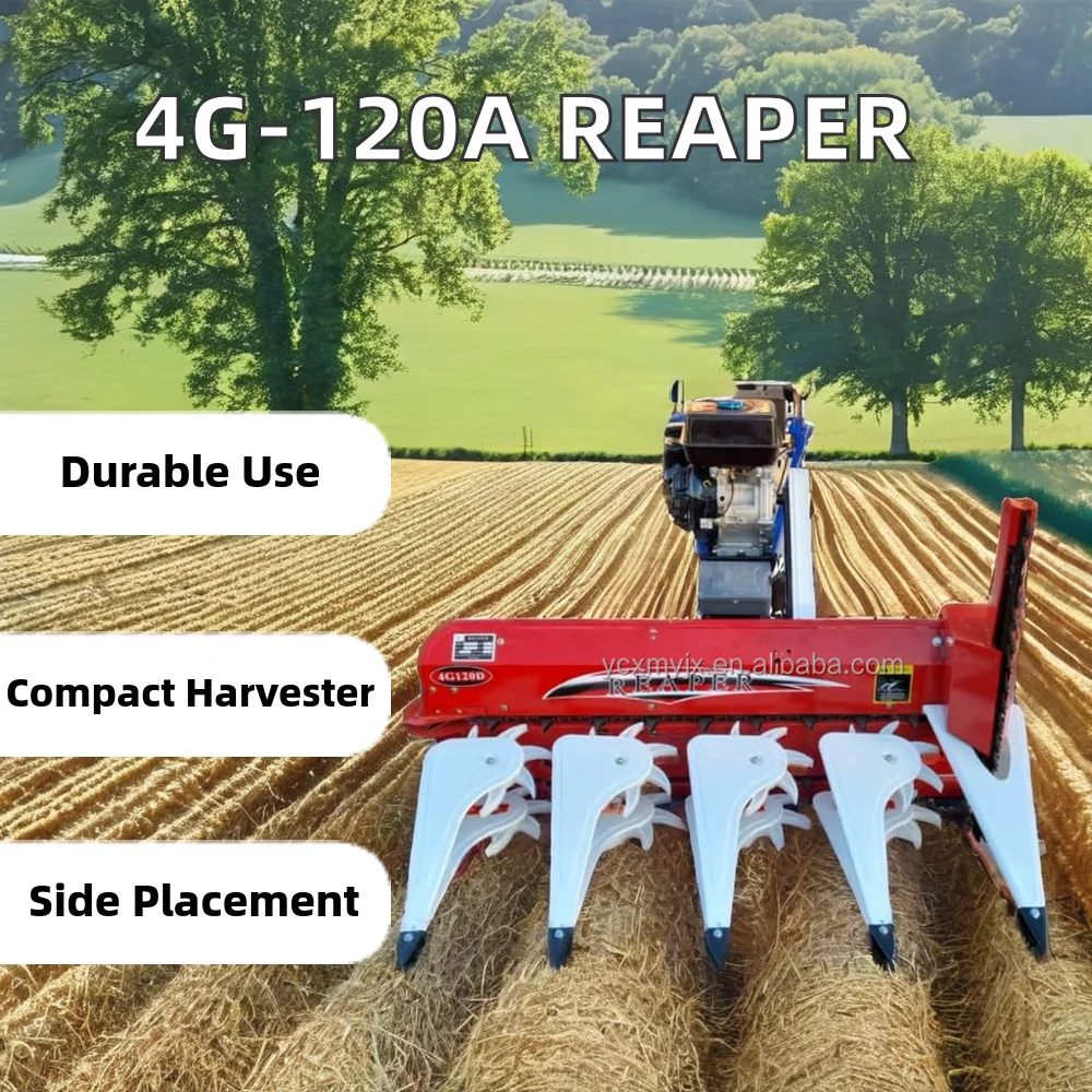 4G-120A Mini Tractor Mounted Corn Harvester - Durable & Efficient
