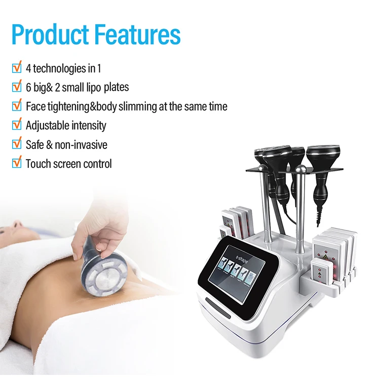 Portable 30k s Body Shape 6 in 1 Fat Removal Vacuum Fat Burning ...