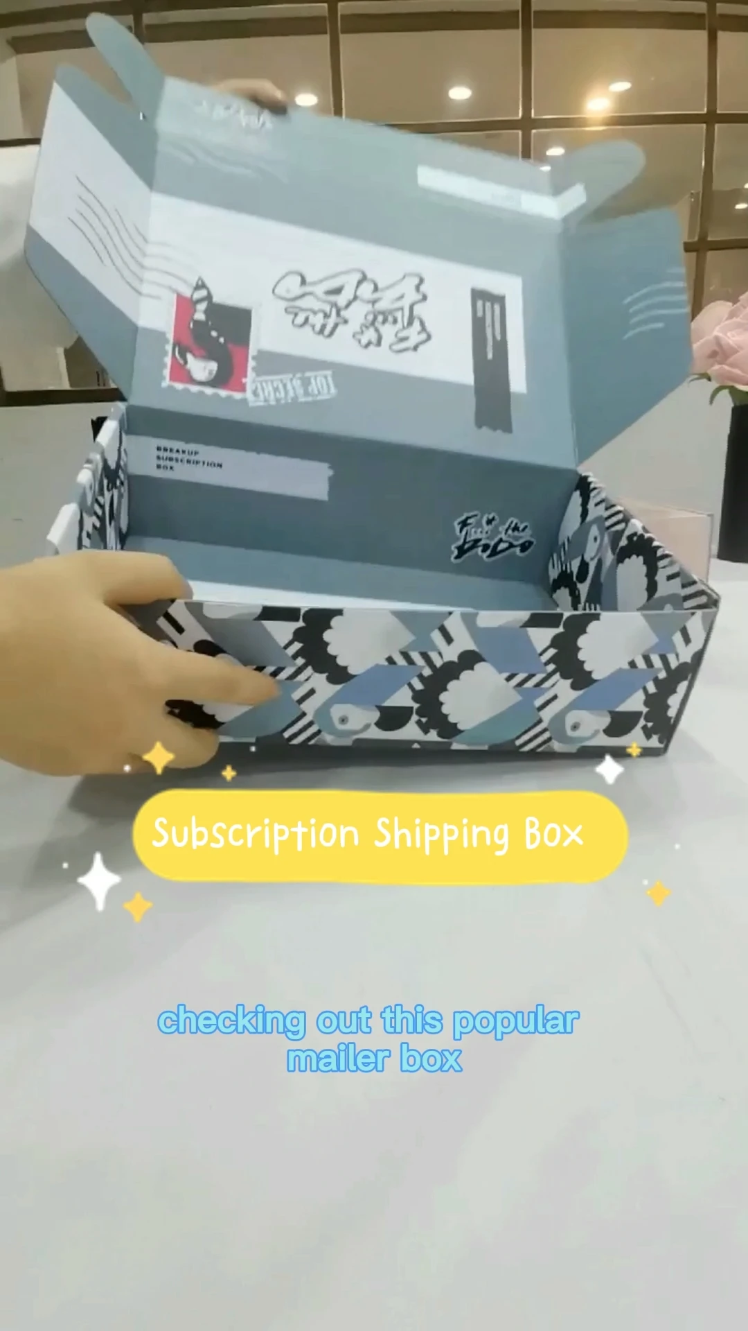Custom Corrugated Paper Foldable Shipping Folding Mailing Carton Gift ...