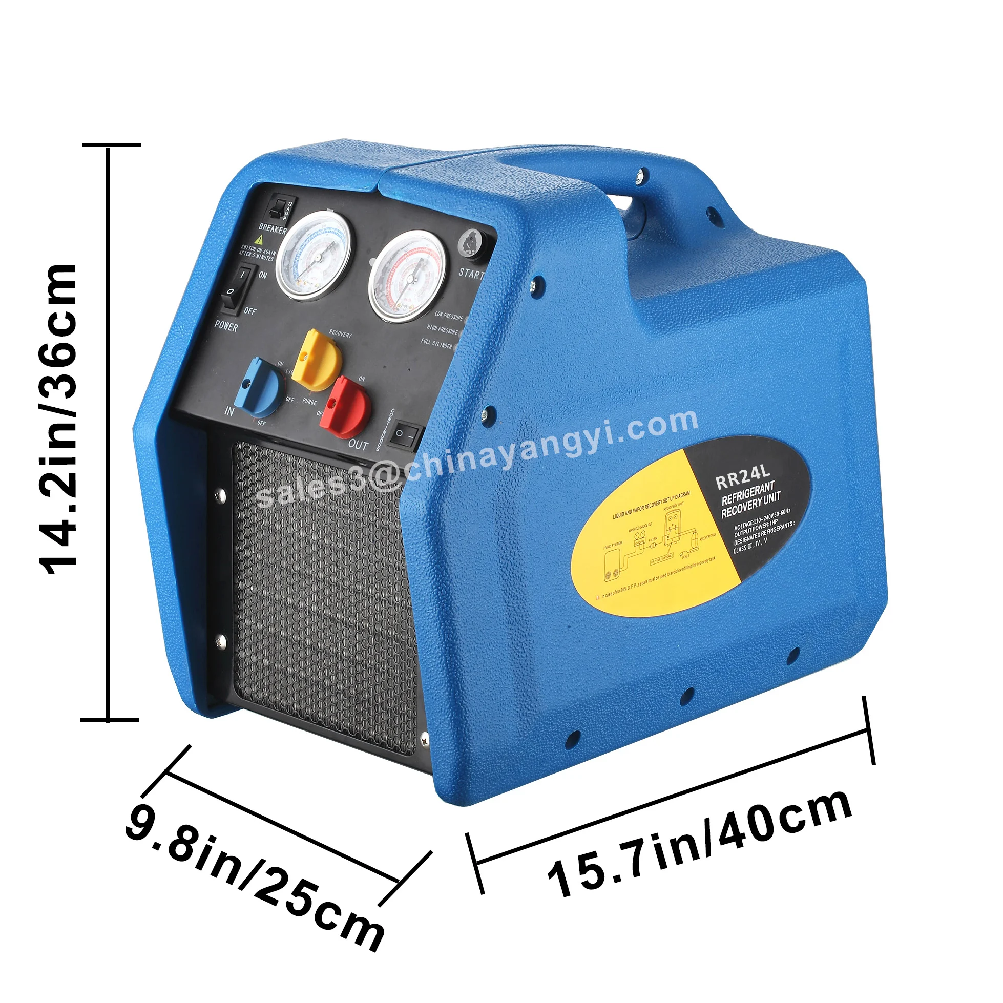 HVAC Refrigerant Recovery Machine for Auto Air Conditioning Recycling - OEM