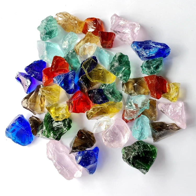 Eco-Friendly Decorative Slag Glass Rocks for Landscaping & Walls, OEM