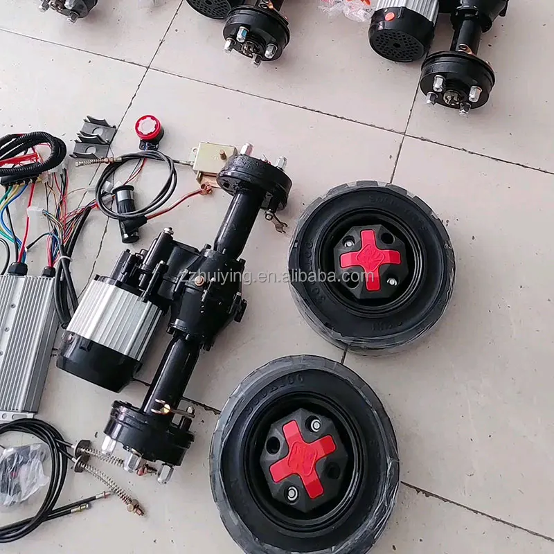 Electric Mini Car Chassis Kits with Disc Brakes & Suspension