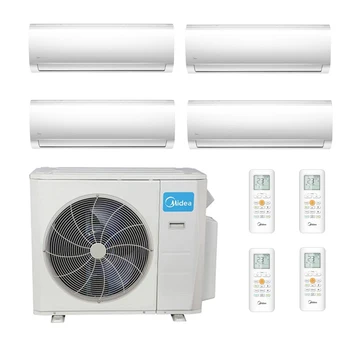 Midea Multiple Split Air Conditioner 2,3,4,5 Zone Ductless Dc Inverter ...