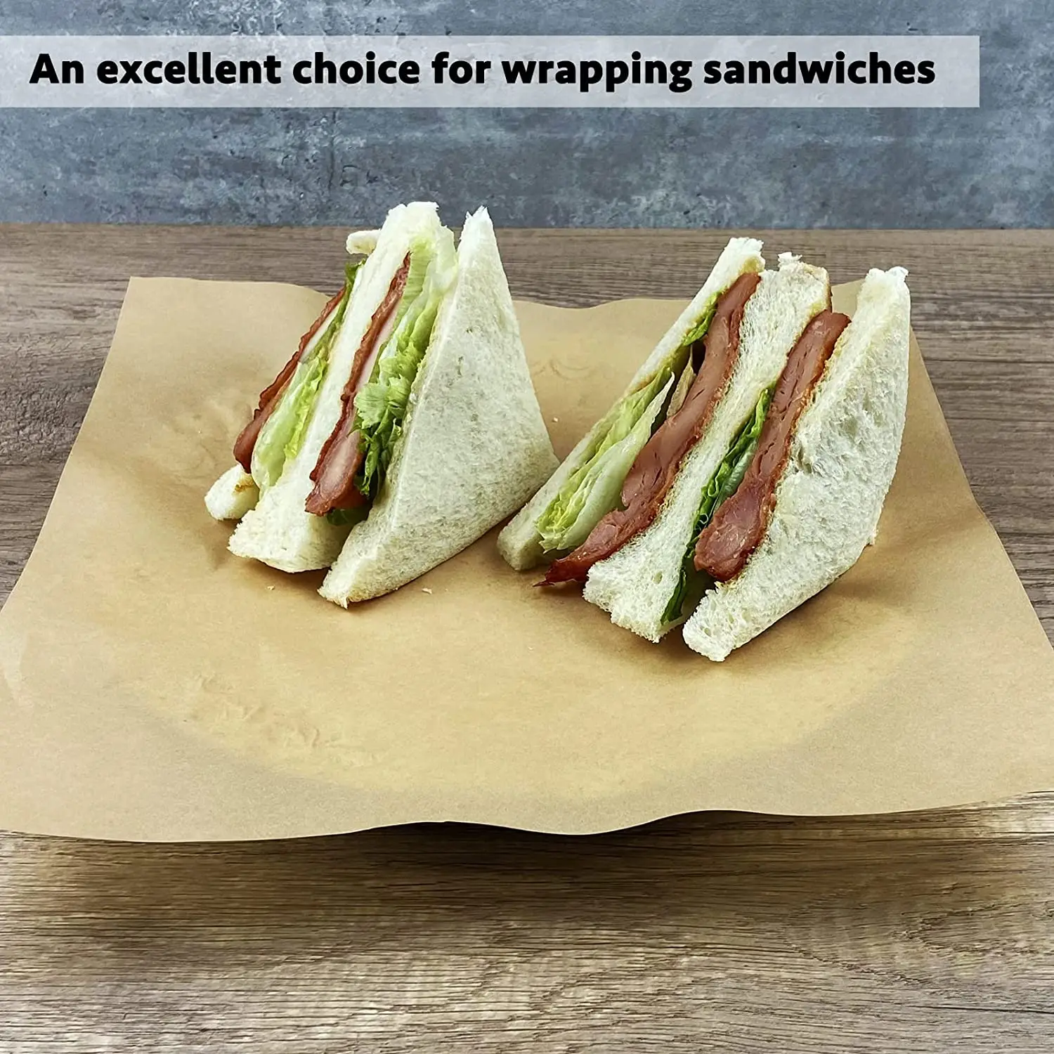 Wholesale Deli Kraft Paper Sheets Eco Friendly Grease Proof Sandwich ...