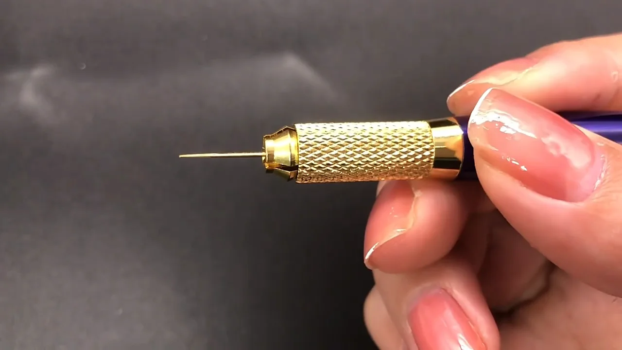 Gold Coating Fog Eyebrow 3r/ 5r Semi Permanent Makeup Blade Shading ...