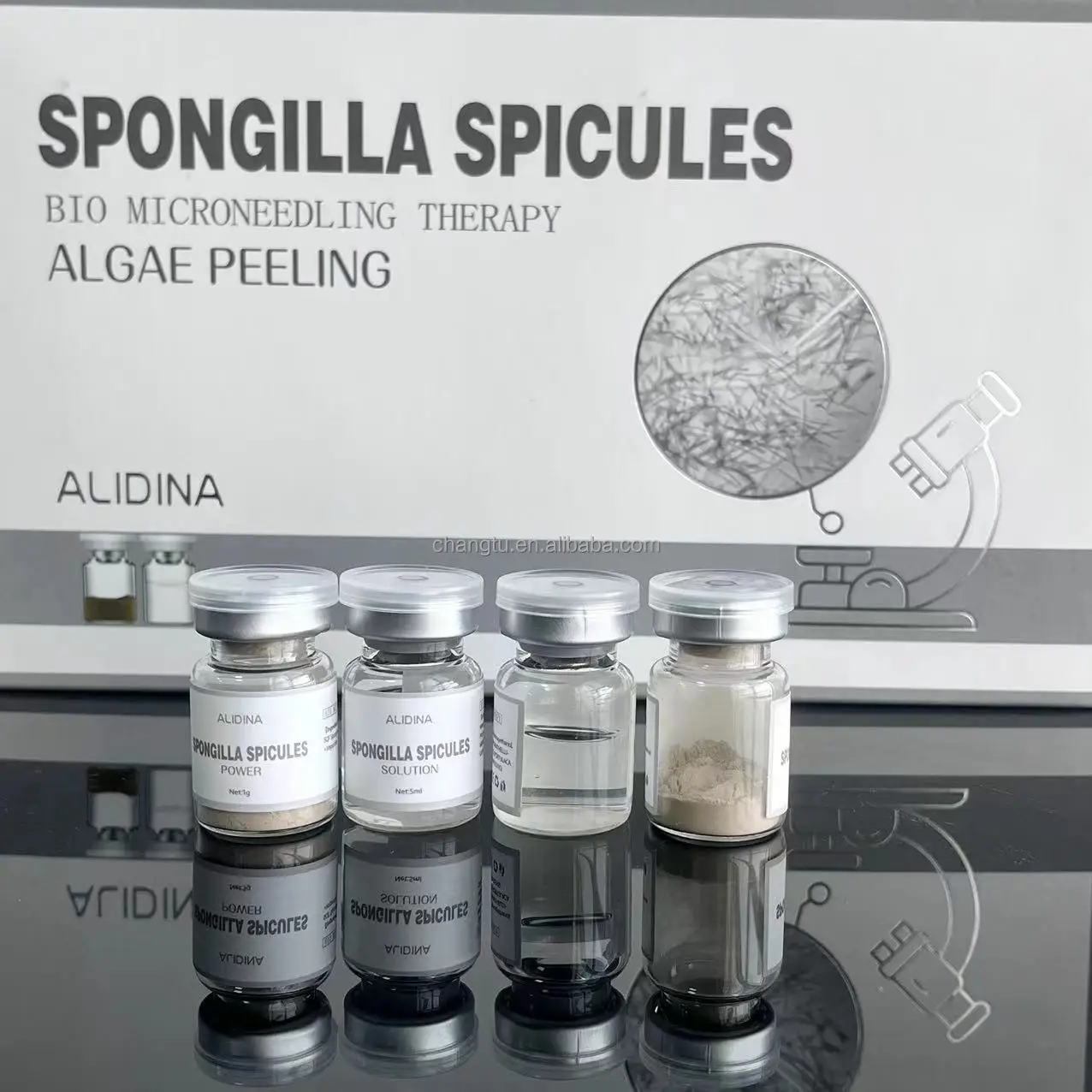 Wholesale Spongilla Spicules Seaweed Extract Peel Facial Microneedling ...