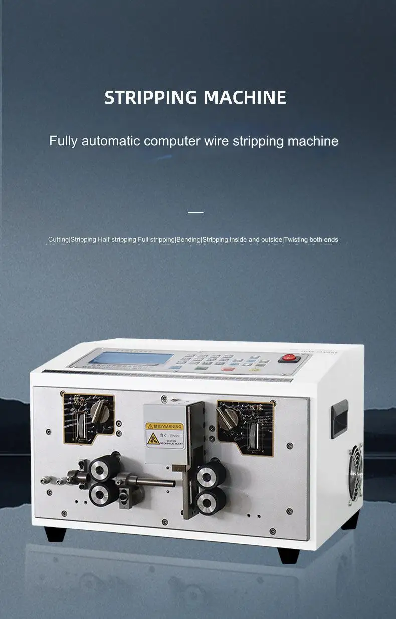 Tes Automatic Computer Wire Stripping Machine Sheath Wire Stripping ...