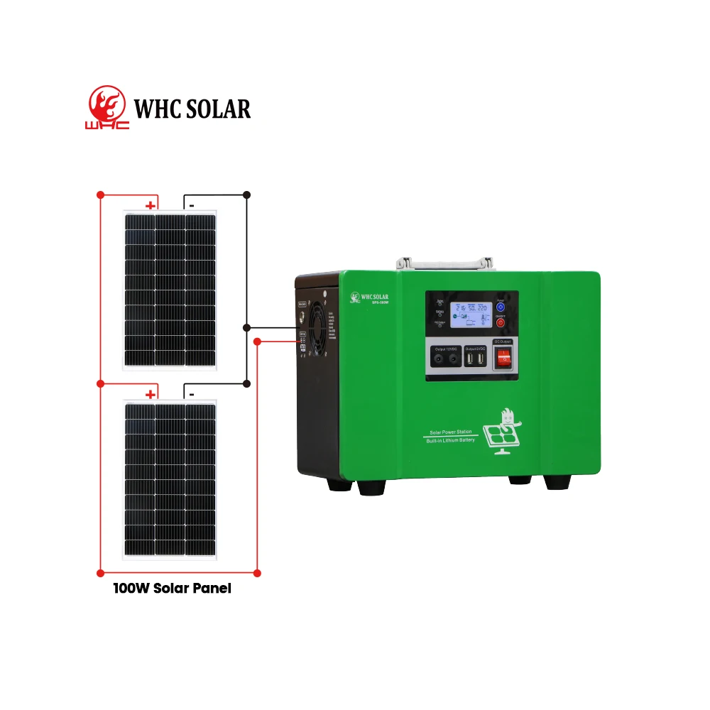 5kw All-in-one Solar Generator With Lifepo4 Battery 5000w Pure Sine ...