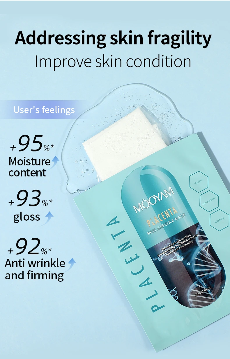 MOOYAM Brightening Facial Masks - Anti-Aging & Moisturizing