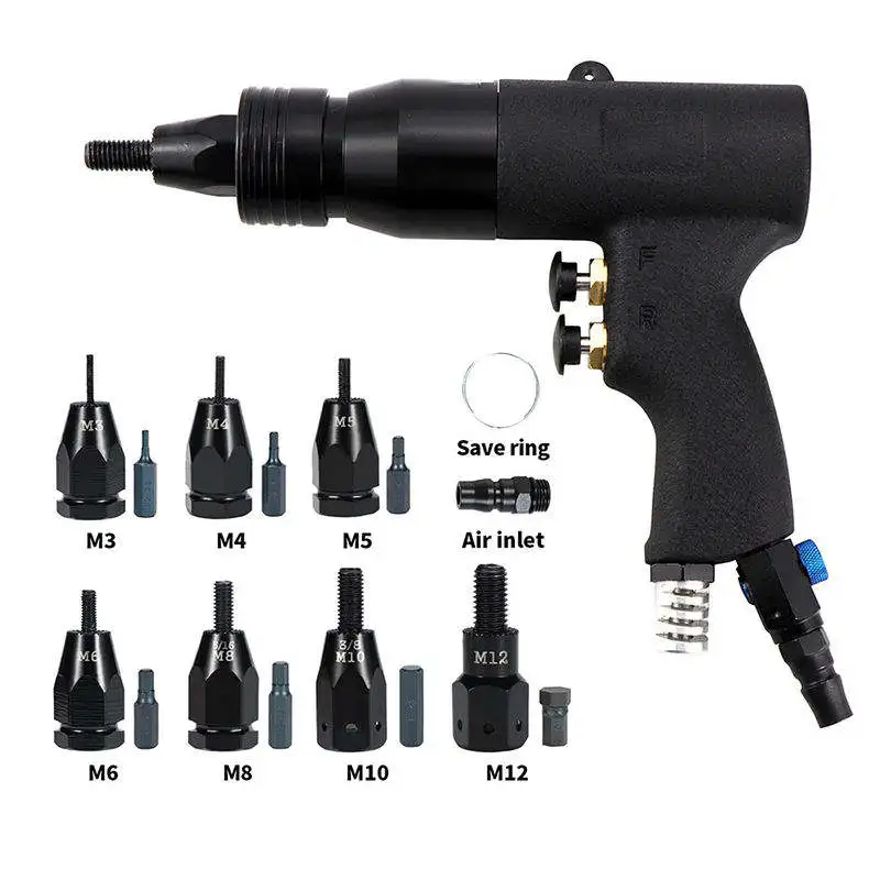 Heavy Duty Black Adjustable Powerful Pneumatic Riveting Portable Air ...