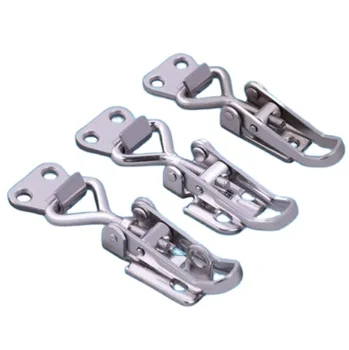 Heavy Duty Adjustable Padlock Hasp Triangle Hook Stainless Steel Toggle ...